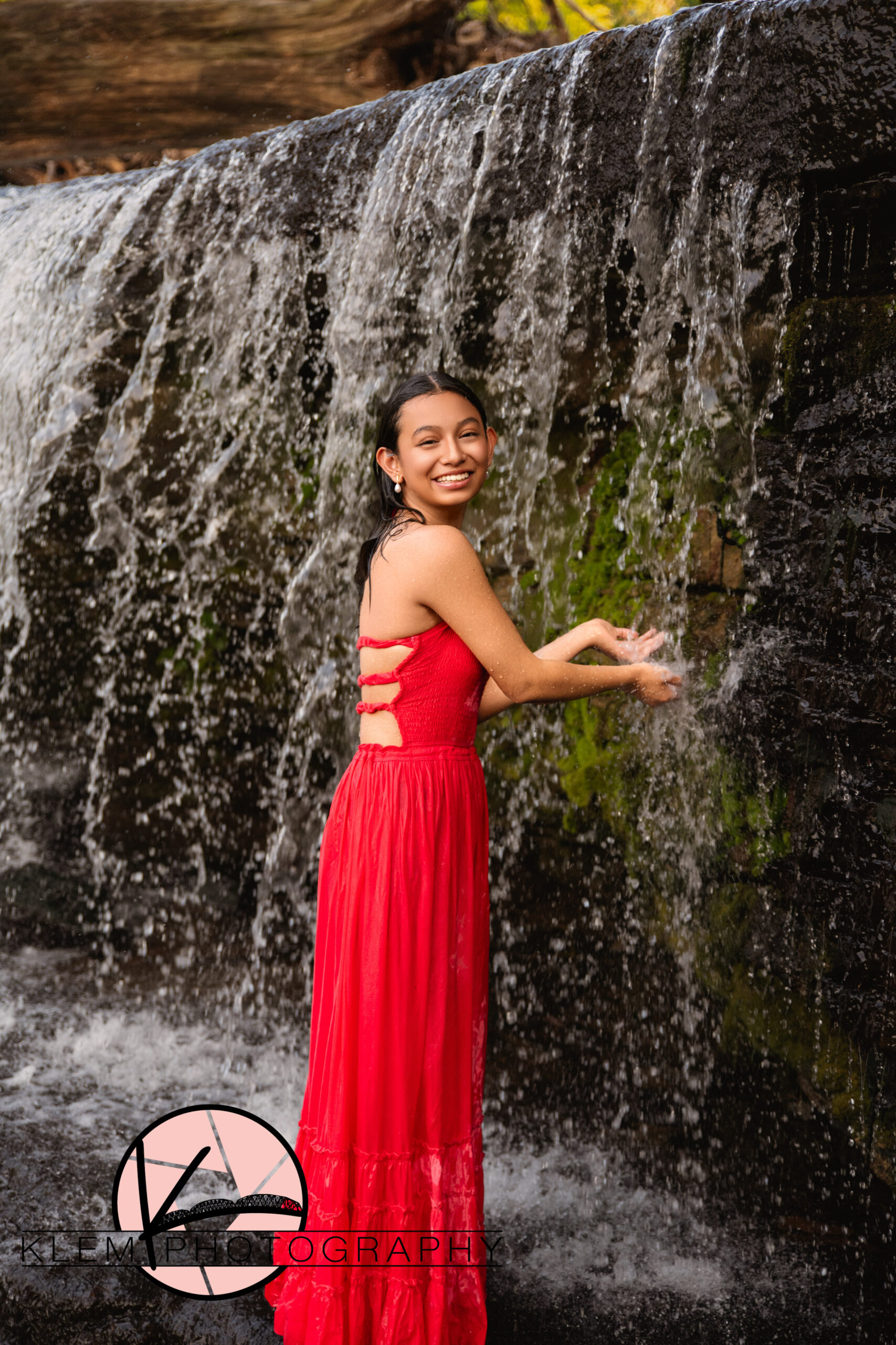 Waterfall Senior Pictures, Klem Photography - klemphotography.org